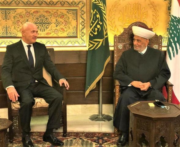 Embajada en Líbano | REUNIÓN CON MUFTI DE LA REPÚBLICA LIBANESA